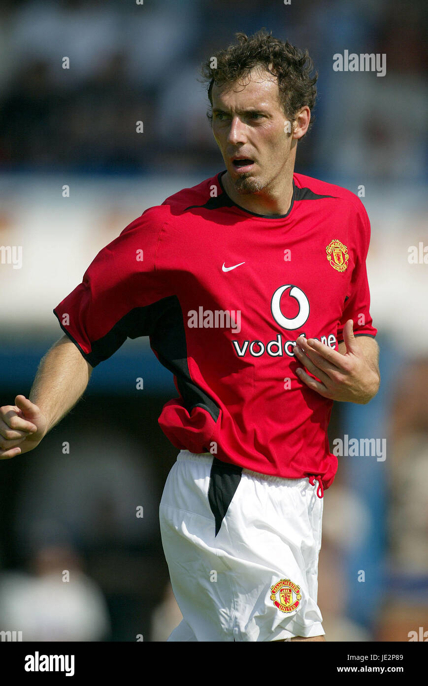 LAURENT BLANC MANCHESTER UNITED FC SALTERGATE CHESTERFIELD ENGLAND 26 ...