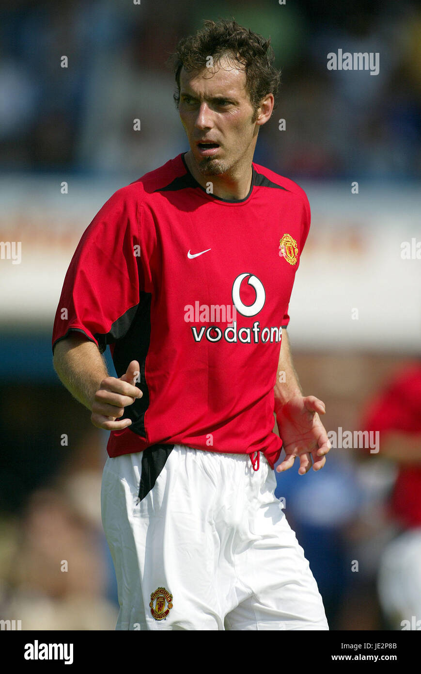 LAURENT BLANC MANCHESTER UNITED FC SALTERGATE CHESTERFIELD ENGLAND 26 ...