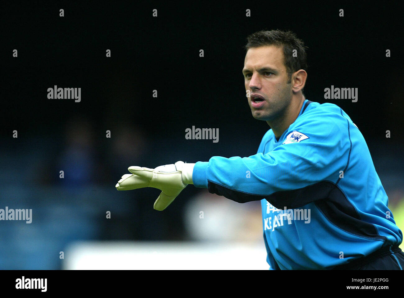 RICHARD WRIGHT EVERTON FC GOODISON PARK LIVERPOOL 10 August 2002 Stock ...
