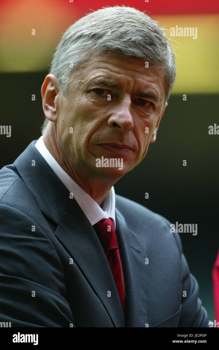 ARSENE WENGER ARSENAL FC MANAGER MILLENNIUM STADIUM CARDIFF WALES 11 ...