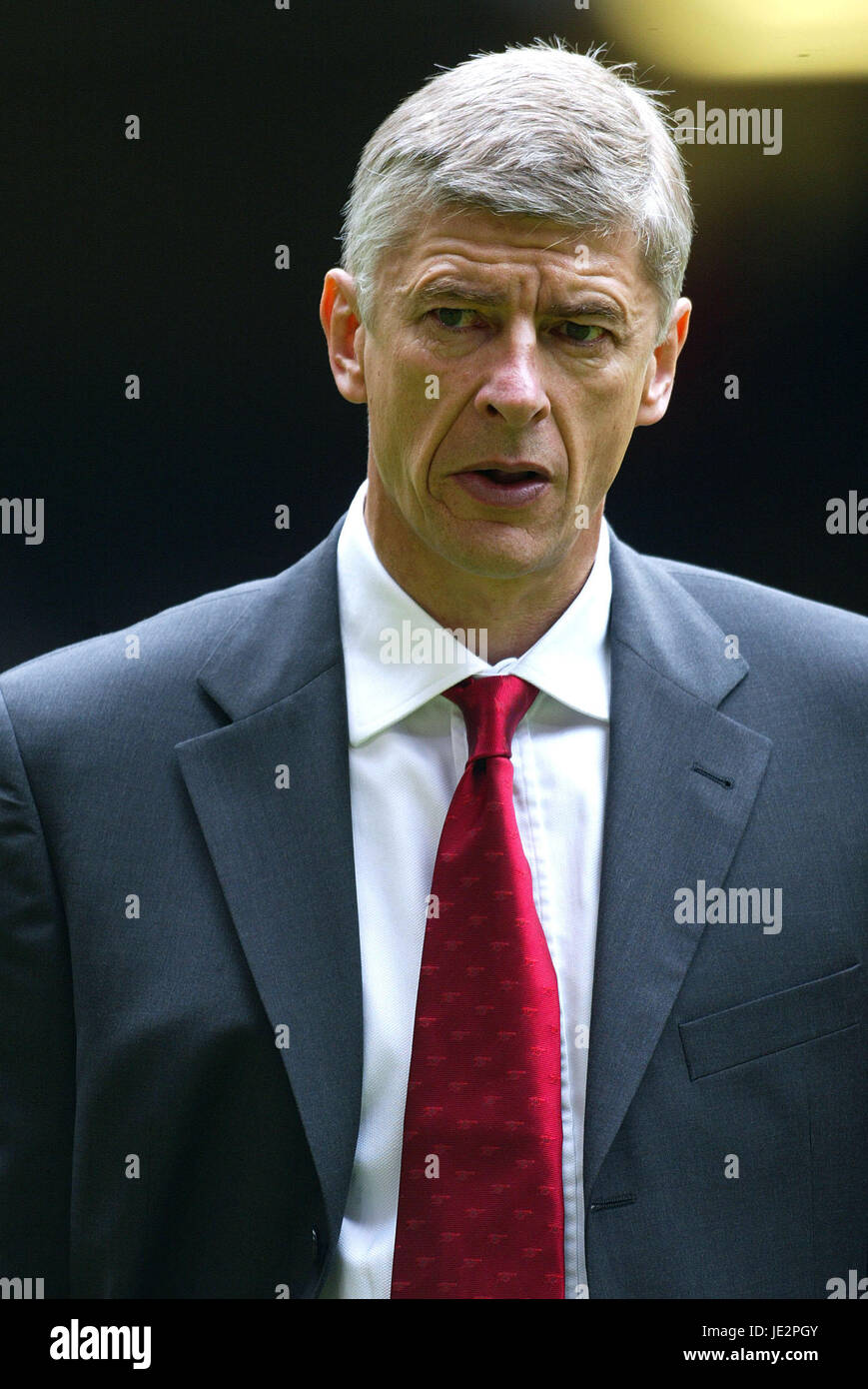 ARSENE WENGER ARSENAL FC MANAGER MILLENNIUM STADIUM CARDIFF WALES 11 ...