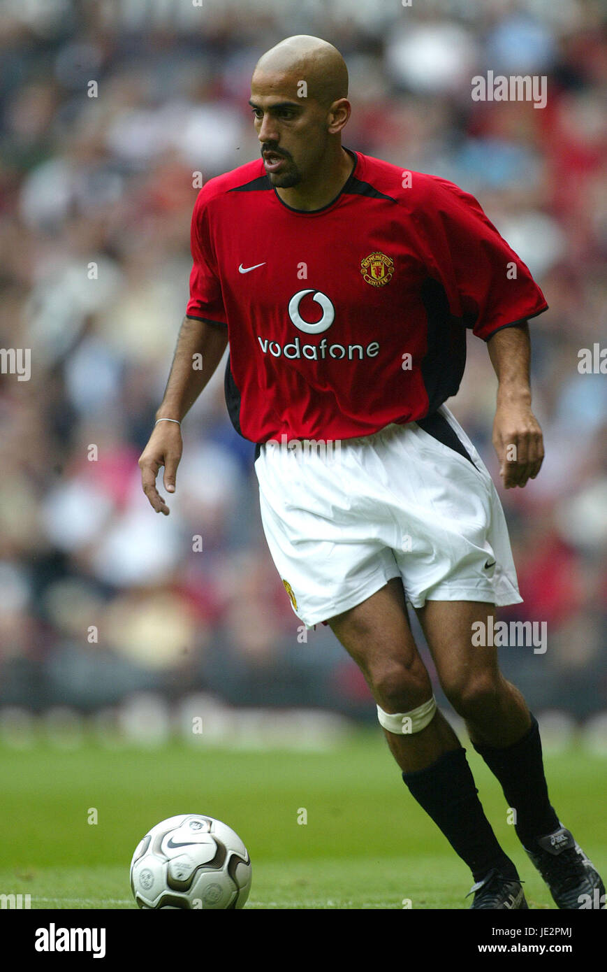 JUAN VERON MANCHESTER UNITED FC OLD TRAFFORD MANCHESTER ENGLAND 10 ...