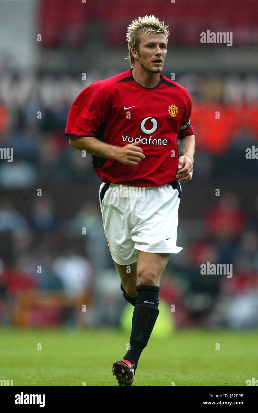 DAVID BECKHAM MANCHESTER UNITED FC OLD TRAFFORD MANCHESTER ENGLAND 10 ...