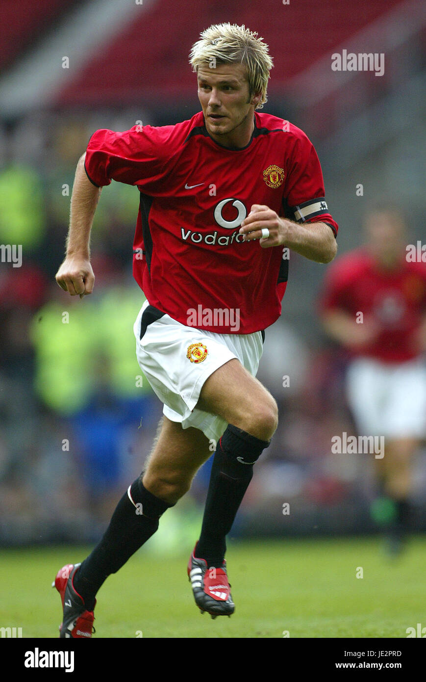 DAVID BECKHAM MANCHESTER UNITED FC OLD TRAFFORD MANCHESTER ENGLAND 10 ...