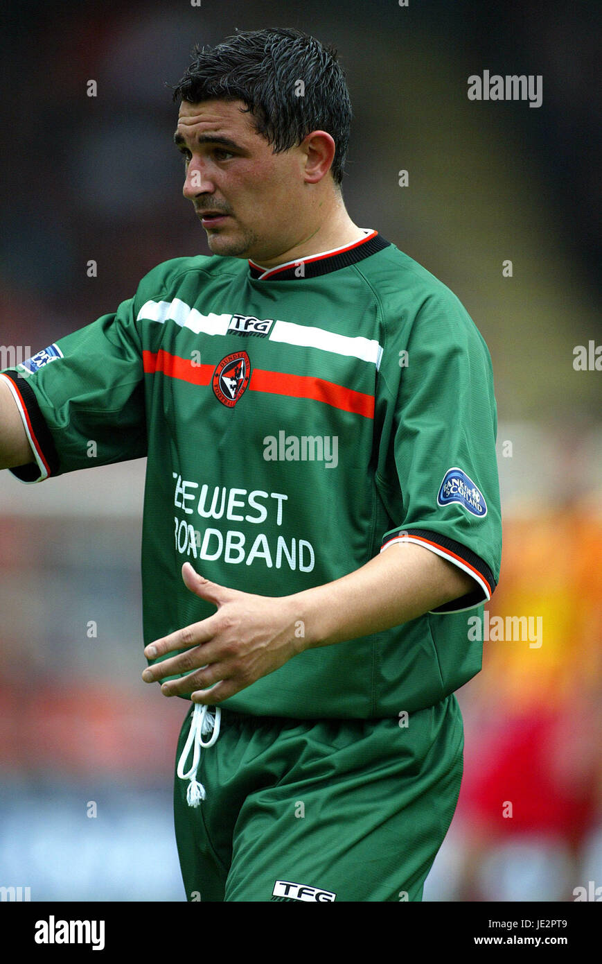 CHARLIE MILLER DUNDEE UNITED FC FIRHILL GLASGOW SCOTLAND 03 August 2002 ...