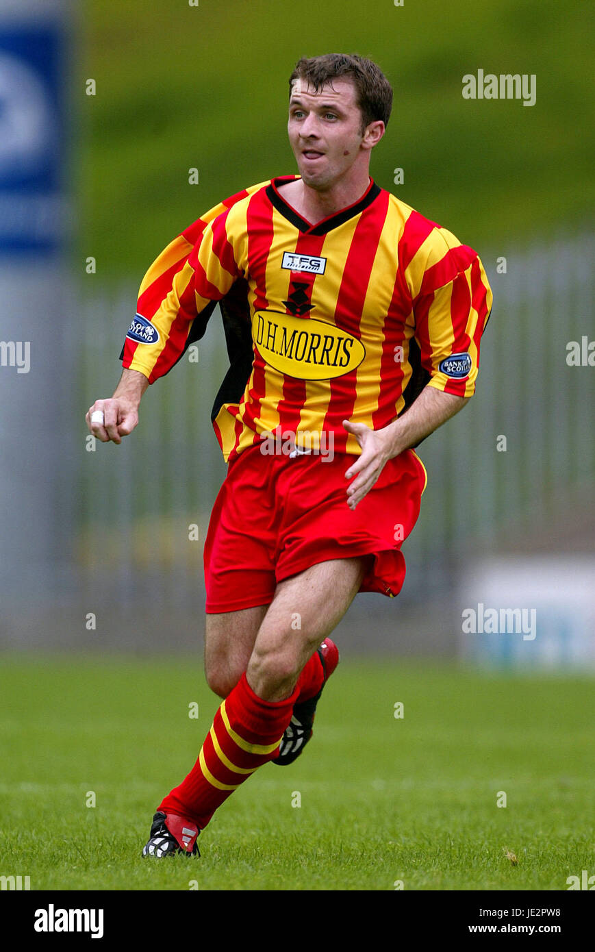 PAUL WALKER PARTICK THISTLE FC FIRHILL GLASGOW SCOTLAND 03 August 2002 ...