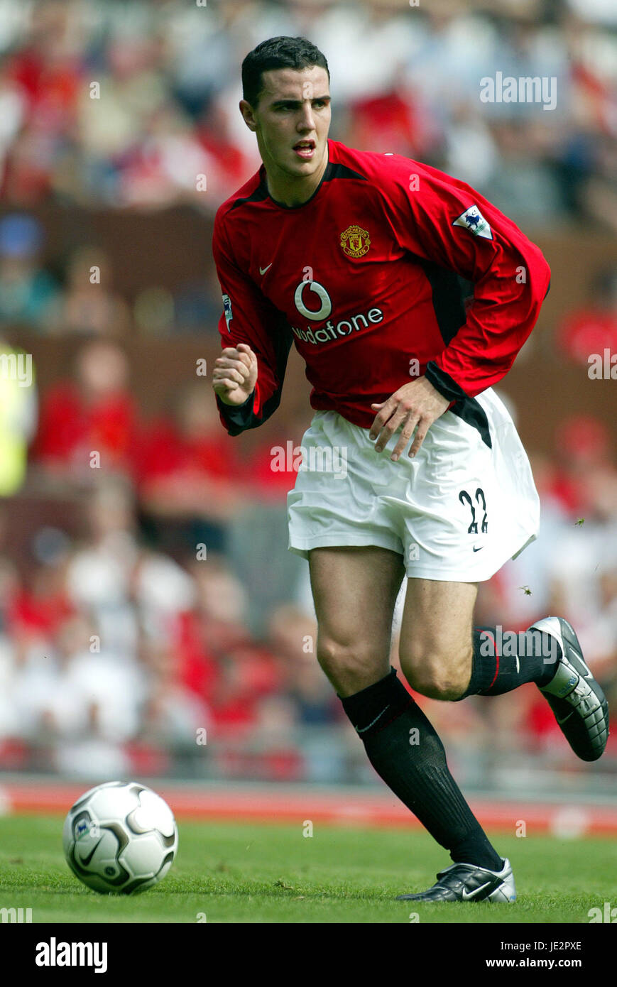 JOHN O'SHEA. MANCHESTER UNITED FC OLD TRAFFORD MANCHESTER ENGLAND 17 ...