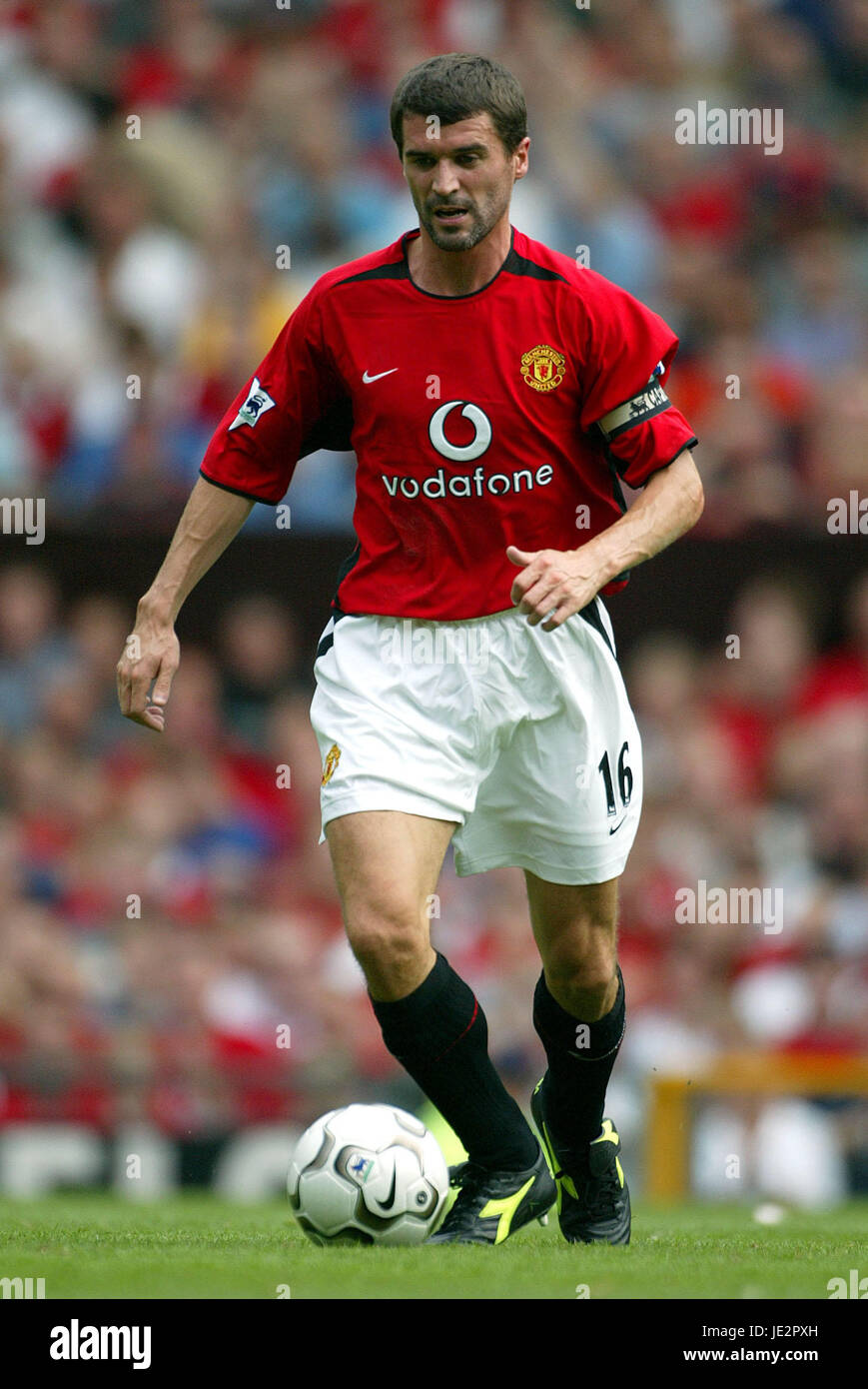 ROY KEANE MANCHESTER UNITED FC OLD TRAFFORD MANCHESTER ENGLAND 17 ...