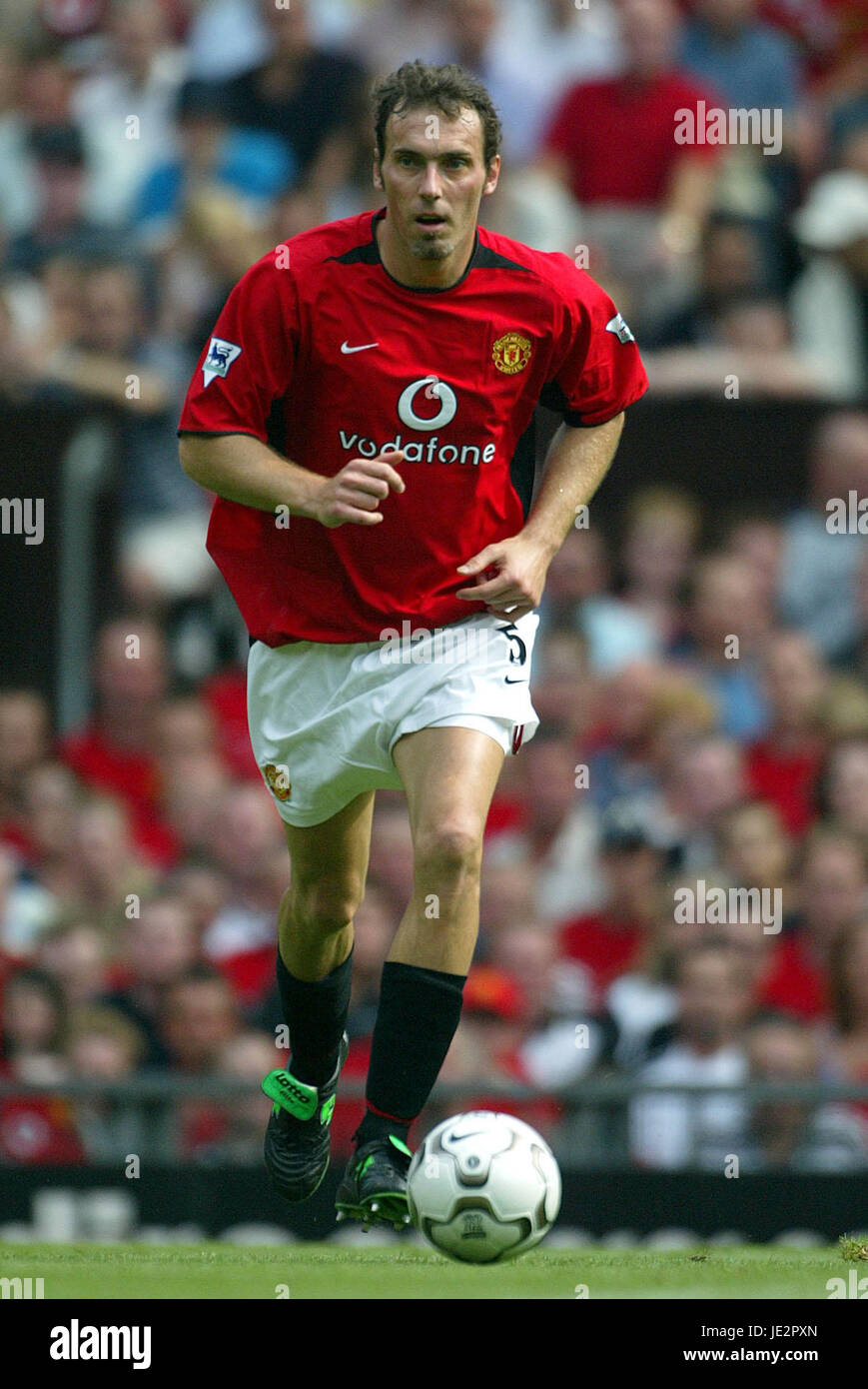 LAURENT BLANC MANCHESTER UNITED FC OLD TRAFFORD MANCHESTER ENGLAND 17 ...