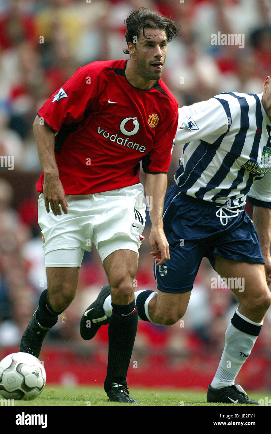 RUUD VAN NISTELROOY MANCHESTER UNITED FC OLD TRAFFORD MANCHESTER ...