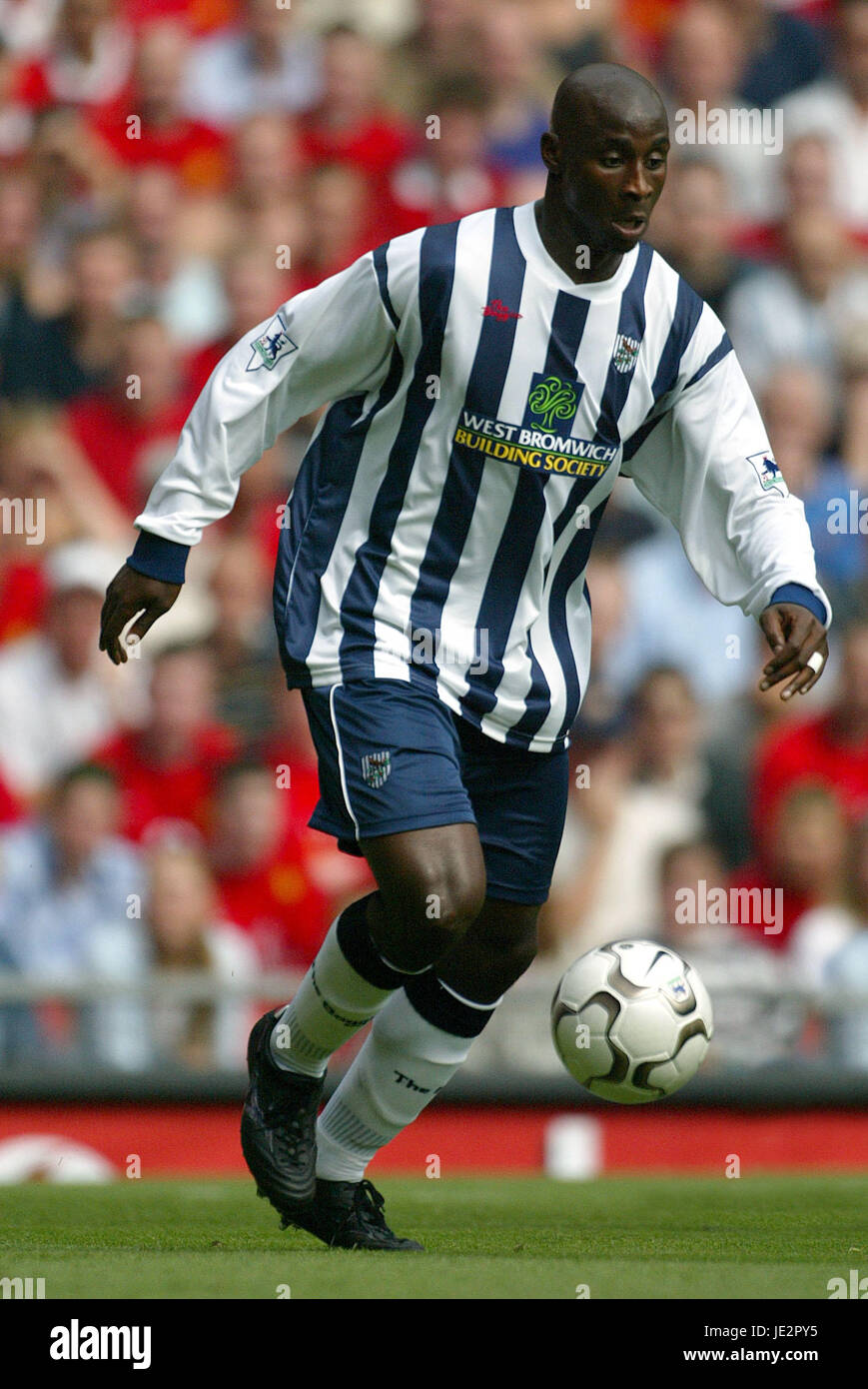 JASON ROBERTS WEST BROMWICH ALBION FC OLD TRAFFORD MANCHESTER ENGLAND ...
