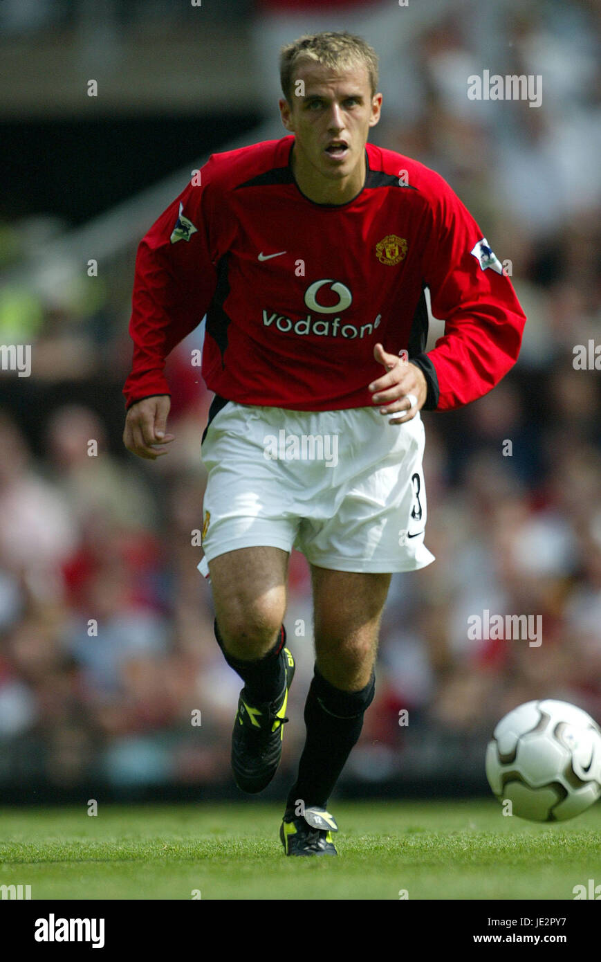 PHILIP NEVILLE MANCHESTER UNITED FC OLD TRAFFORD MANCHESTER ENGLAND 17 ...
