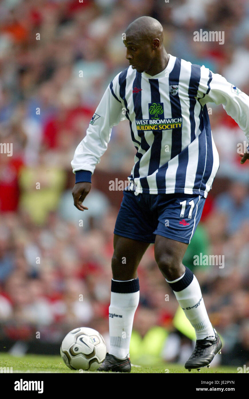 JASON ROBERTS WEST BROMWICH ALBION FC OLD TRAFFORD MANCHESTER ENGLAND ...