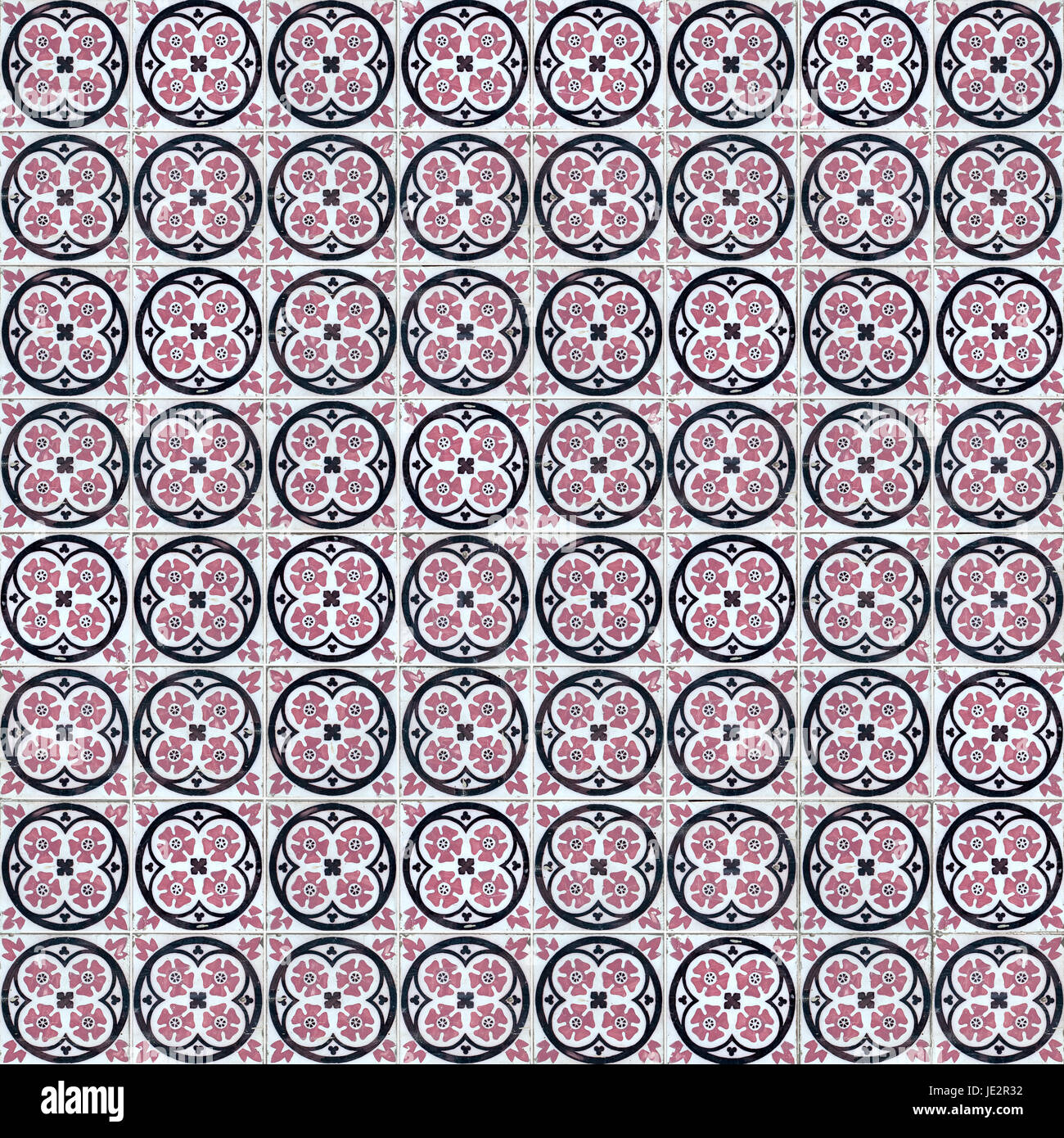 Seamless tile pattern of ancient ceramic tiles Stock Photo - Alamy