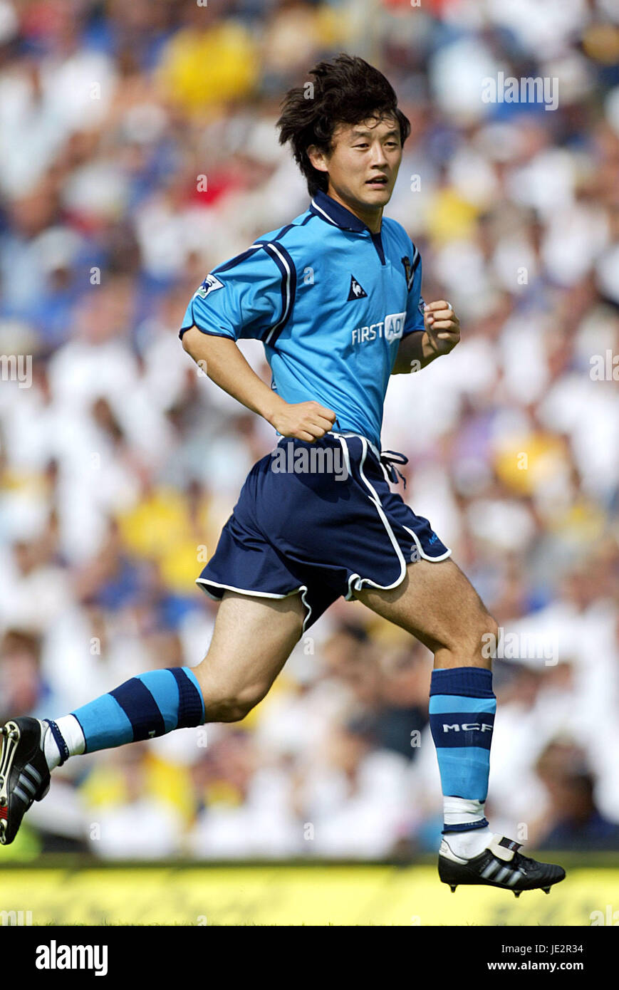 JIHAI SUN MANCHESTER CITY FC ELLAND ROAD LEEDS 17 August 2002 Stock ...