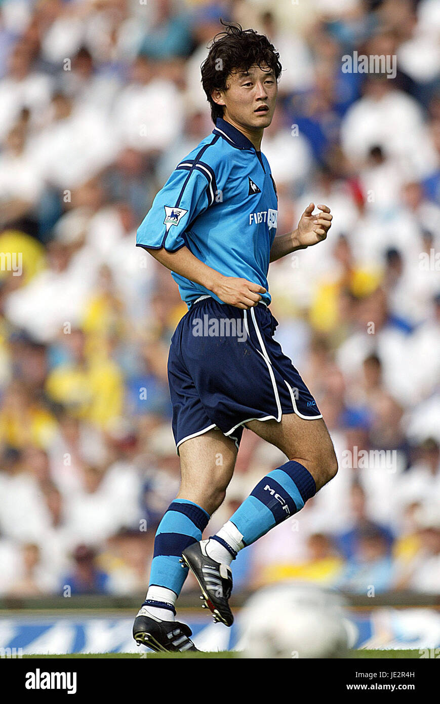 JIHAI SUN MANCHESTER CITY FC ELLAND ROAD LEEDS 17 August 2002 Stock ...