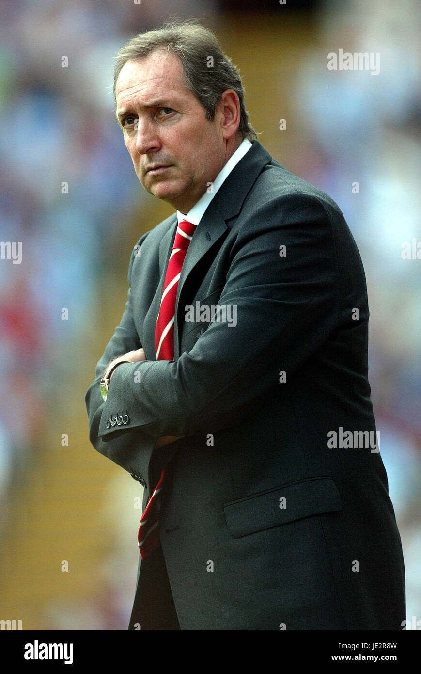 GERARD HOULLIER LIVERPOOL MANAGER VILLA PARK BIRMINGHAM 19 August 2002 ...