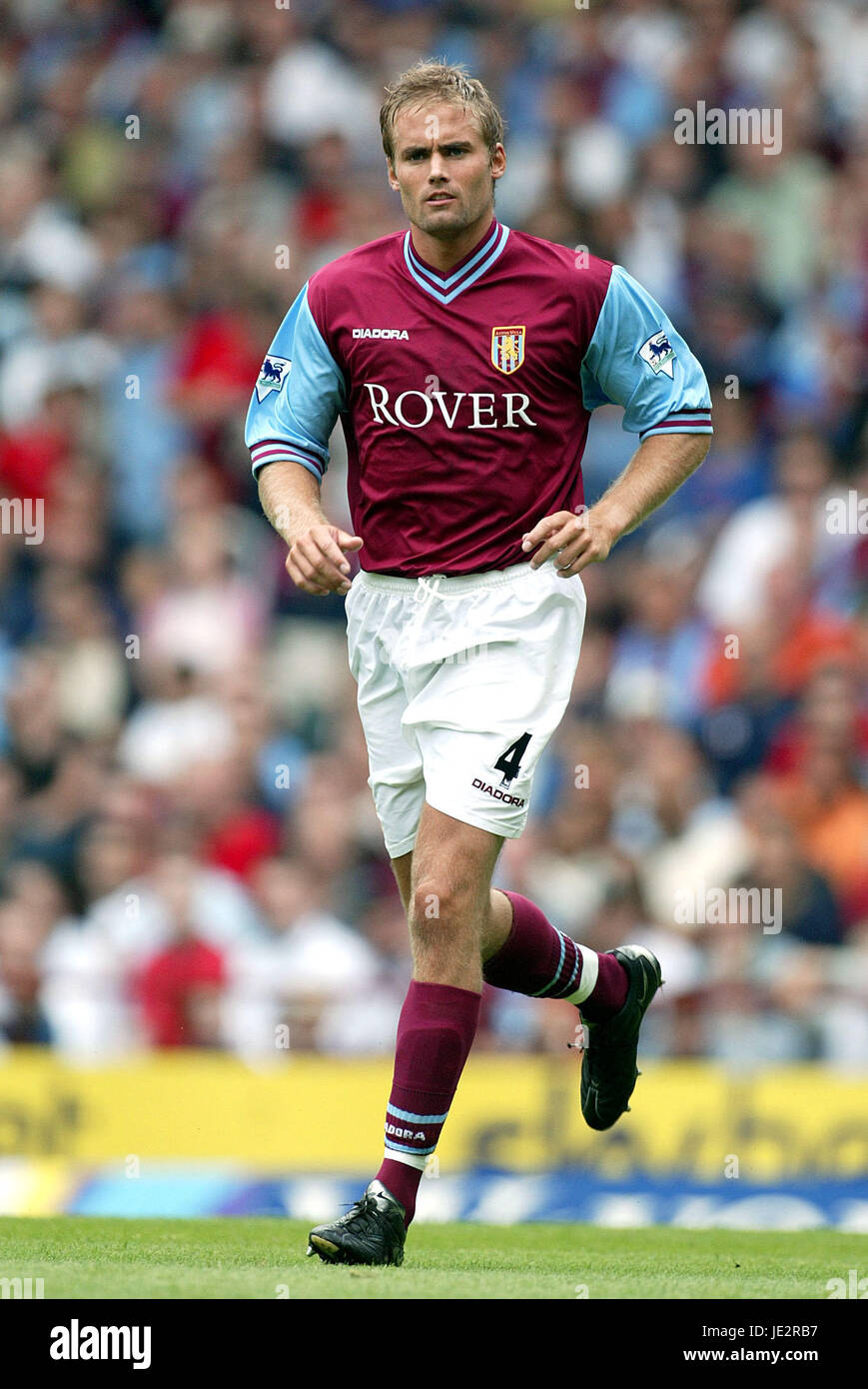 OLOF MELLBERG ASTON VILLA FC VILLA PARK BIRMINGHAM 19 August 2002 Stock ...