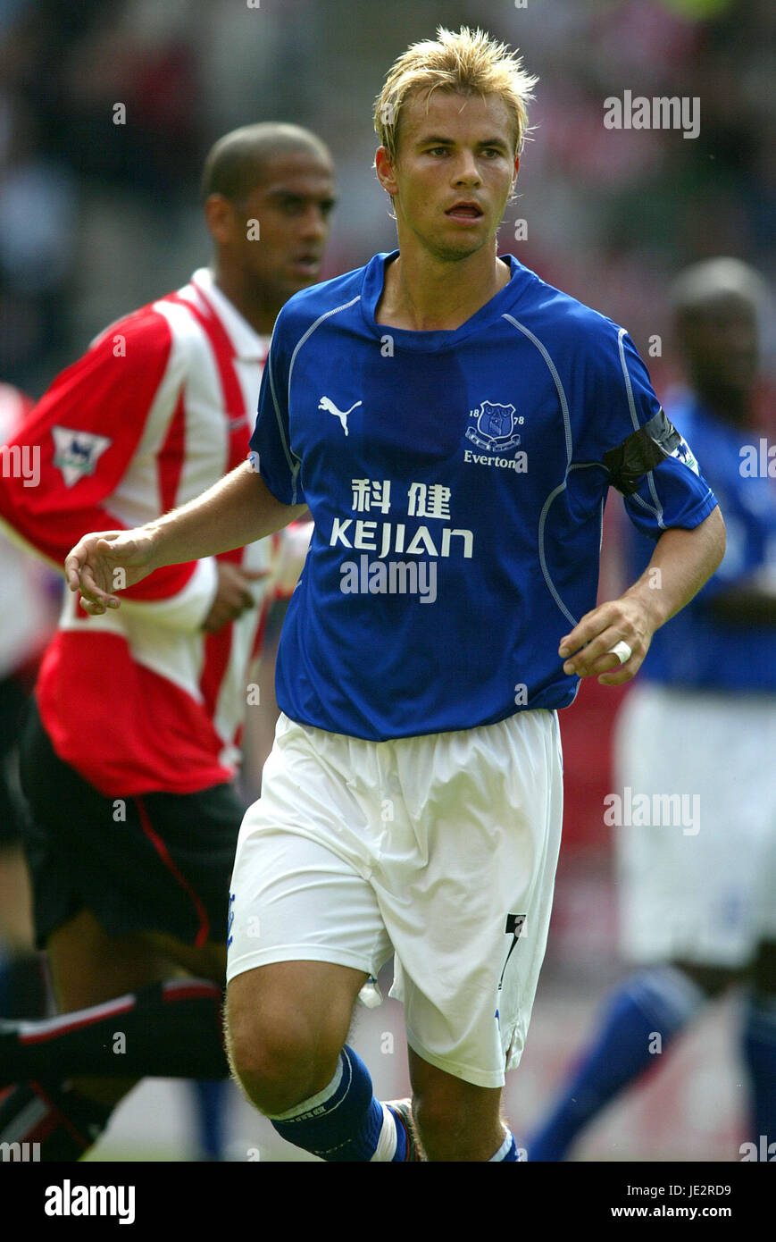 NICLAS ALEXANDERSSON EVERTON FC STADIUM OF LIGHT SUNDERLAND ENGLAND 24 ...