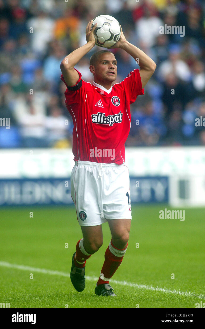 LUKE YOUNG CHARLTON ATHLETIC FC REEBOK STADIUM BOLTON BOLTON 25 August ...