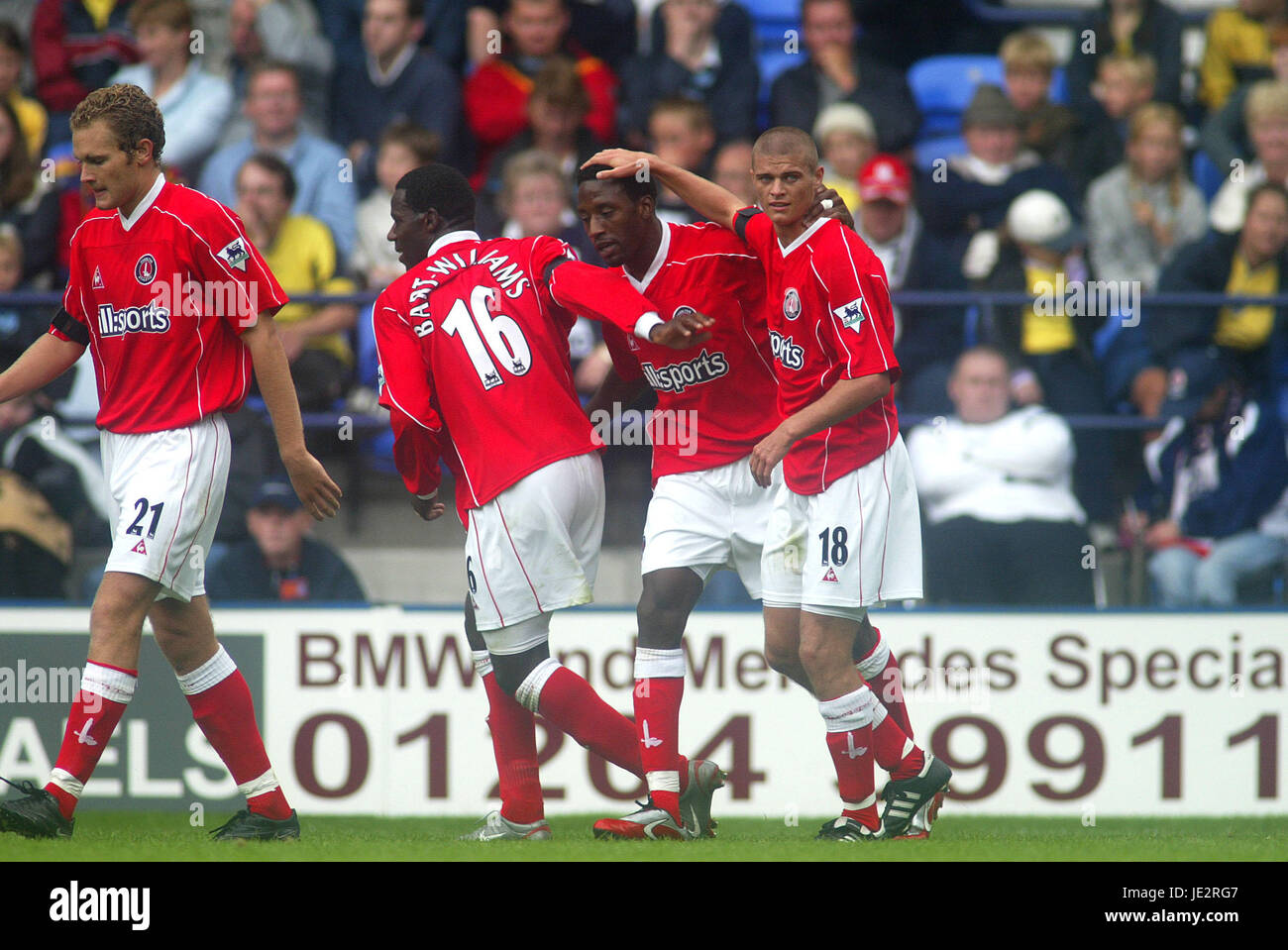 JASON EUELL CHARLTON ATHLETIC FC REEBOK STADIUM BOLTON BOLTON 25 August ...