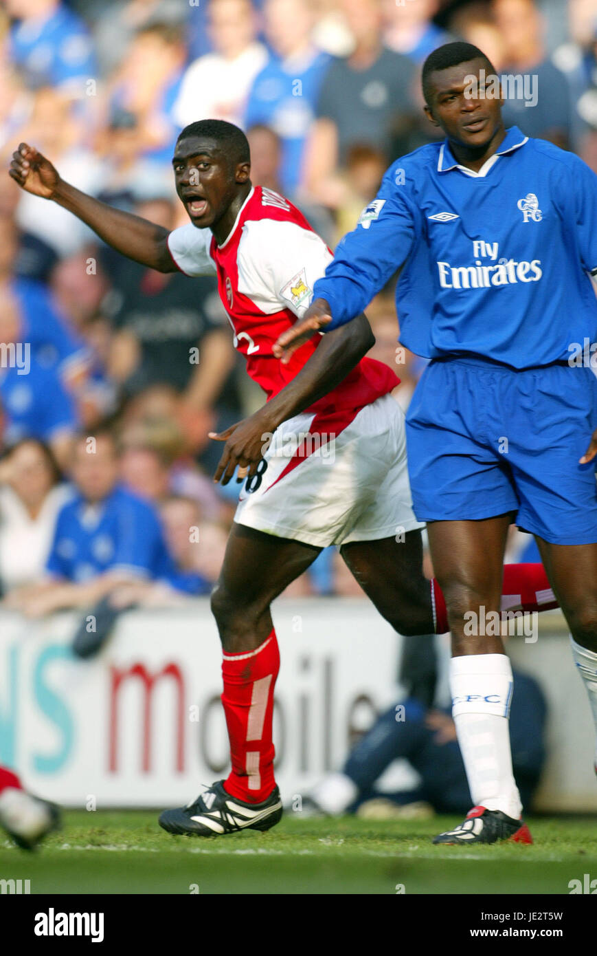 KOLO TOURE ARSENAL FC STAMFORD BRIDGE CHELSEA LONDON 01 September 2002 ...