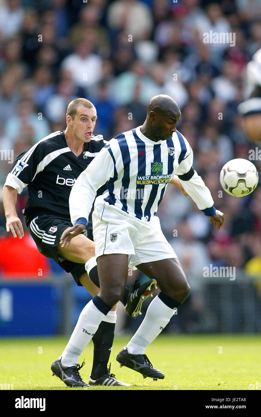 ANDY MELVILLE & JASON ROBERTS WEST BROMWICH ALBION V FULHAM THE ...
