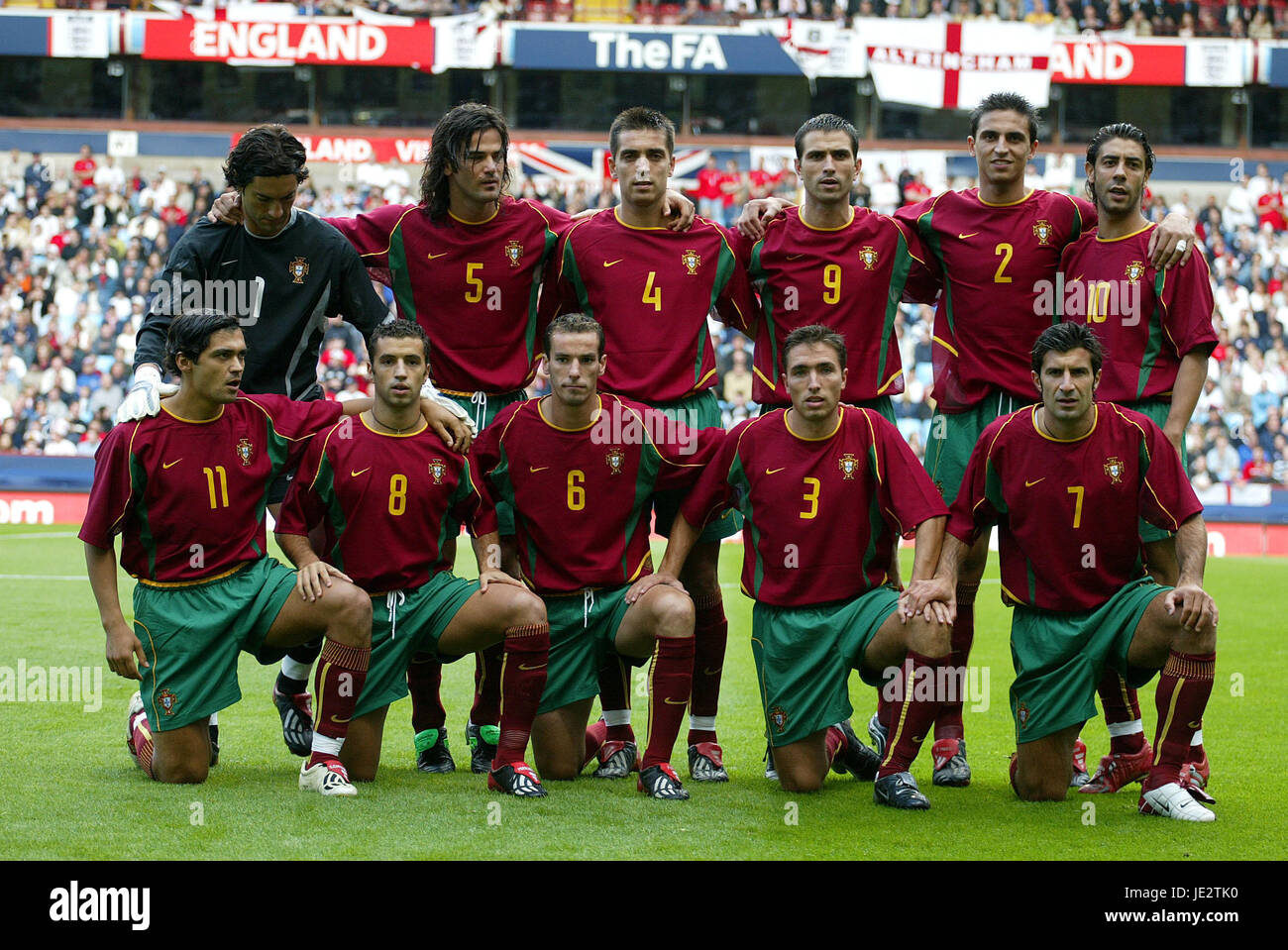 PORTUGAL TEAM GROUP ENGLAND V PORTUGAL VILLA PARK BIRMINGHAM ENGLAND 07 ...