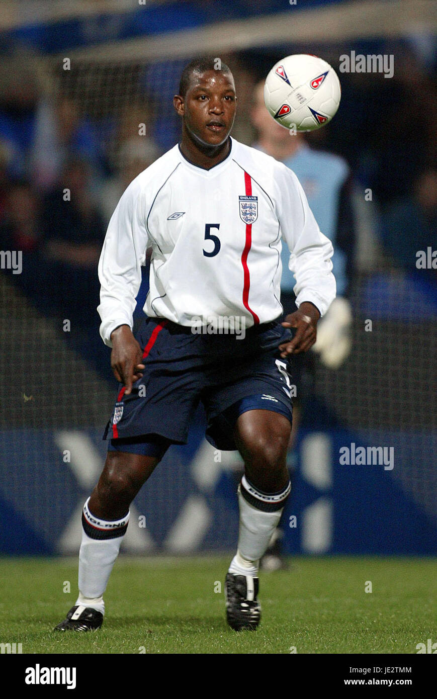 TITUS BRAMBLE ENGLAND U21 & NEWCASTLE UNITED REEBOK STADIUM BOLTON 06 ...