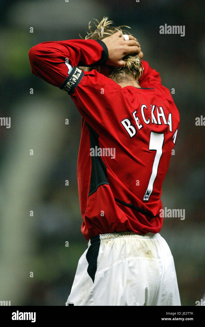 DAVID BECKHAM MANCHESTER UNITED FC OLD TRAFFORD MANCESTER 11 September ...
