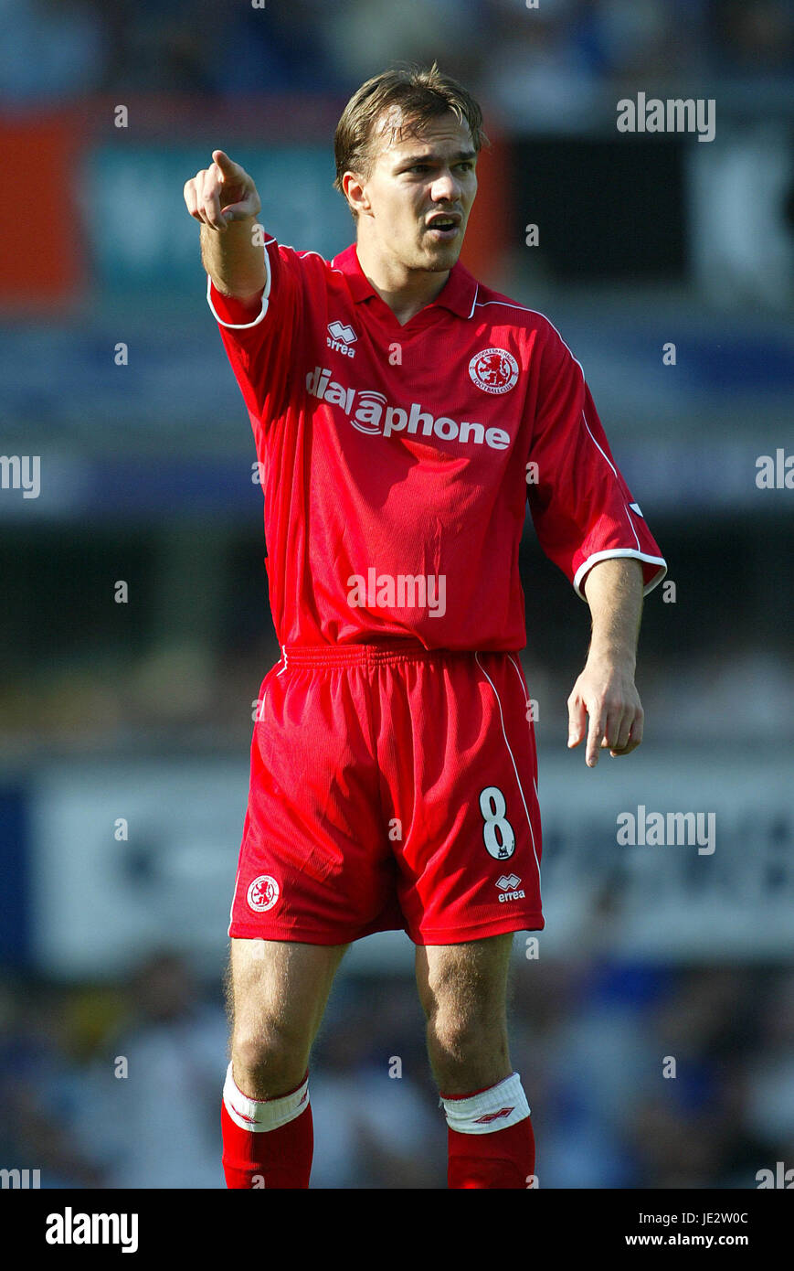 SZILARD NEMETH MIDDLESBROUGH FC GOODISON PARK EVERTON 14 September 2002 ...