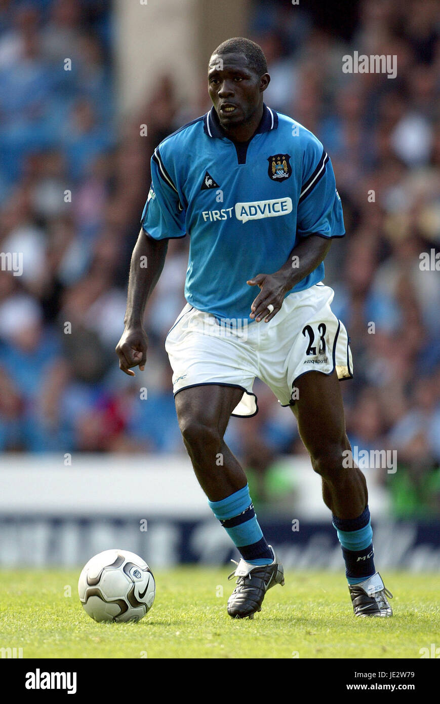 MARC VIVIEN FOE MANCHESTER CITY FC MAIN ROAD MANCHESTER 15 September ...