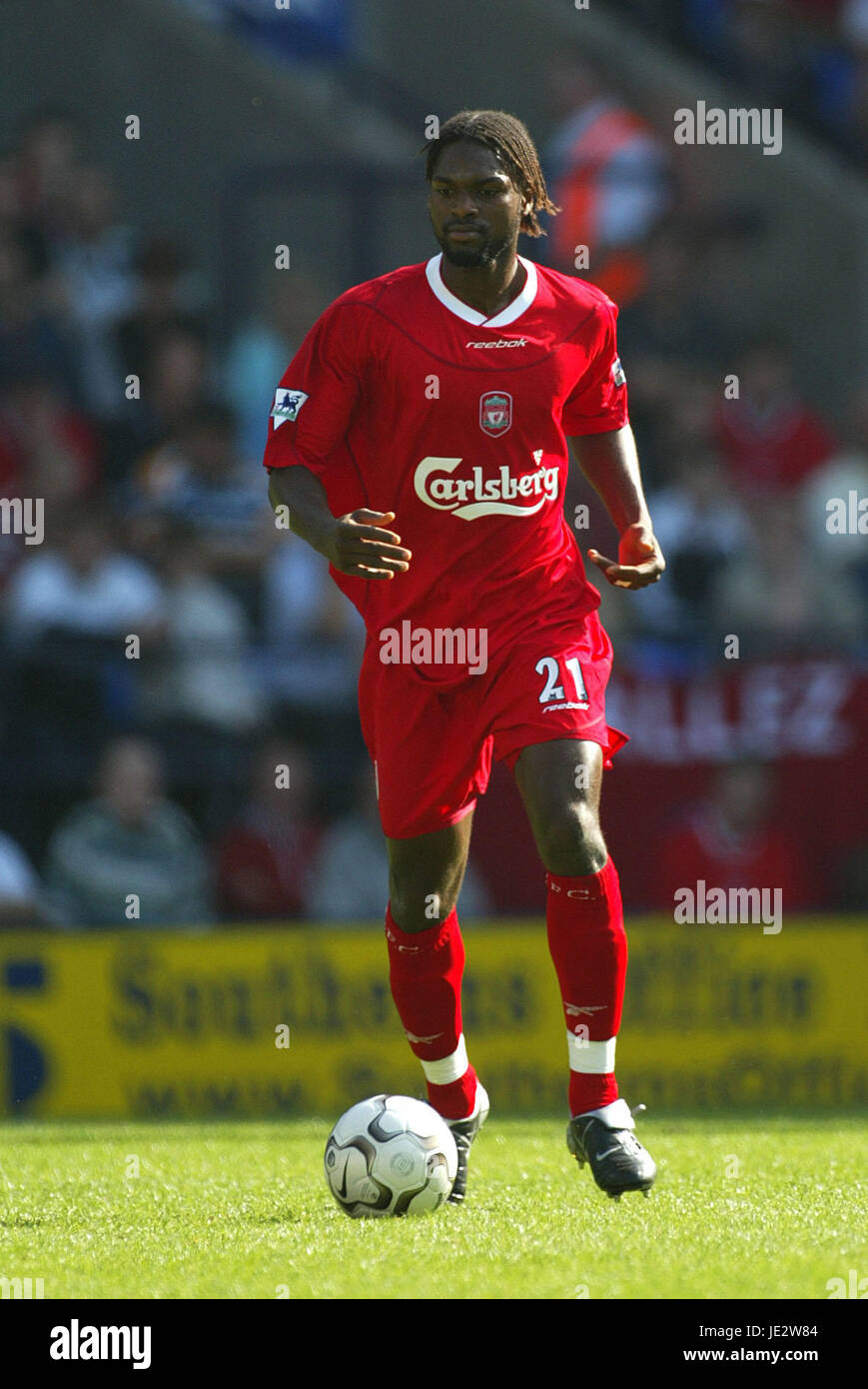 SALIF DIAO LIVERPOOL FC REEBOK STADIUM BOLTON BOLTON 16 September 2002 ...