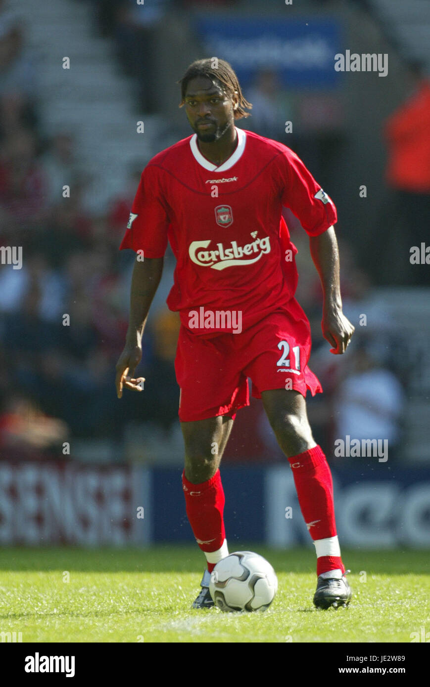 SALIF DIAO LIVERPOOL FC REEBOK STADIUM BOLTON BOLTON 16 September 2002 ...