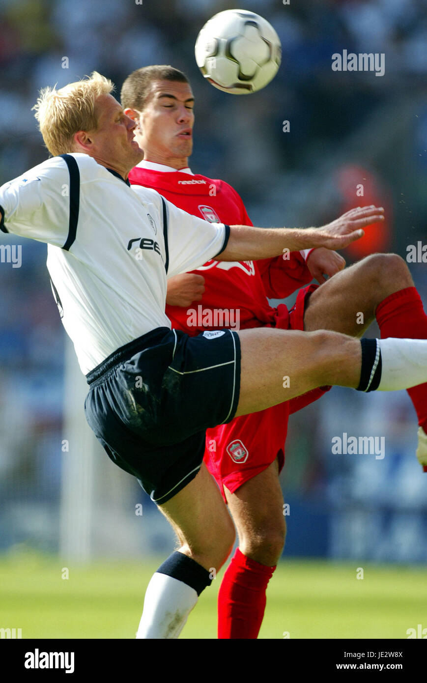 GUDNI BERGSSON & BRUNO CHEYROU BOLTON WANDERERS V LIVERPOOL REEBOK ...