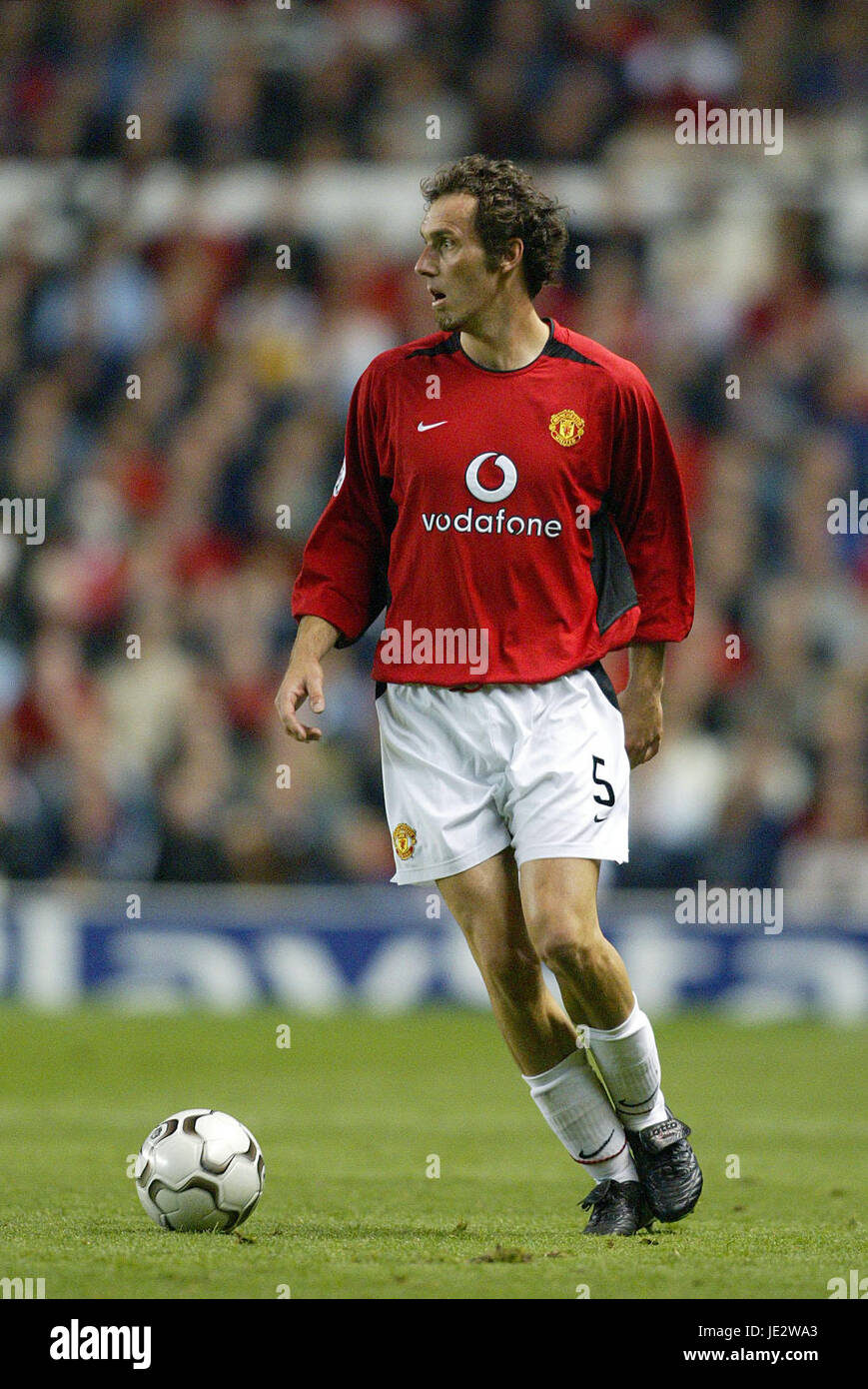 LAURENT BLANC MANCHESTER UNITED FC OLD TRAFFORD MANCESTER 18 September ...
