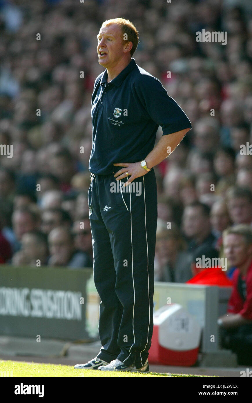 GARY MEGSON WEST BROMWICH ALBION MANAGER ANFIELD LIVERPOOL 21 September ...