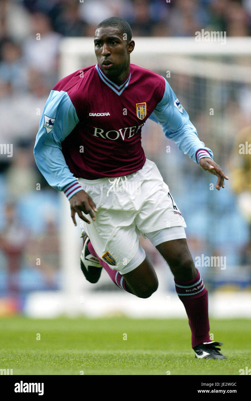 JLLOYD SAMUEL ASTON VILLA FC VILLA PARK BIRMINGHAM 22 September 2002 ...