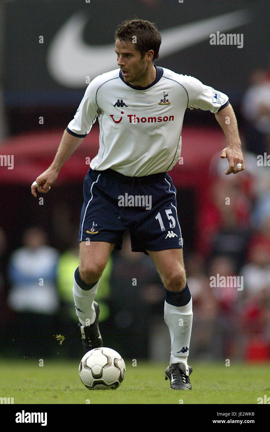 JAMIE REDKNAPP TOTTENHAM HOTSPUR FC OLD TRAFFORD MANCHESTER ENLAND 21 ...