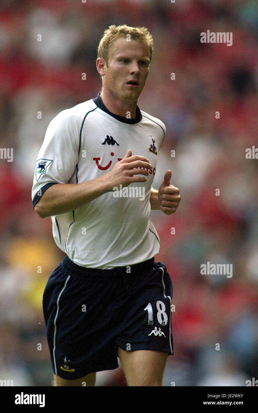 BEN THATCHER TOTTENHAM HOTSPUR FC OLD TRAFFORD MANCHESTER ENLAND 21 ...