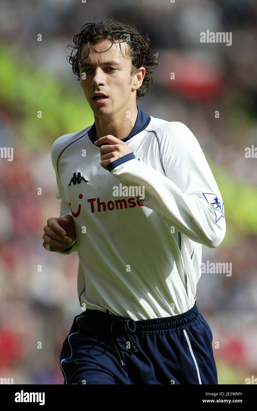 SIMON DAVIES . TOTTENHAM HOTSPUR FC OLD TRAFFORD MANCHESTER ENLAND 21 ...