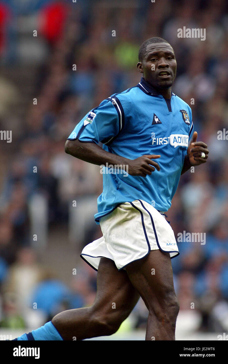 MARC VIVIEN FOE MANCHESTER CITY FC MAIN ROAD MANCHESTER 28 September ...