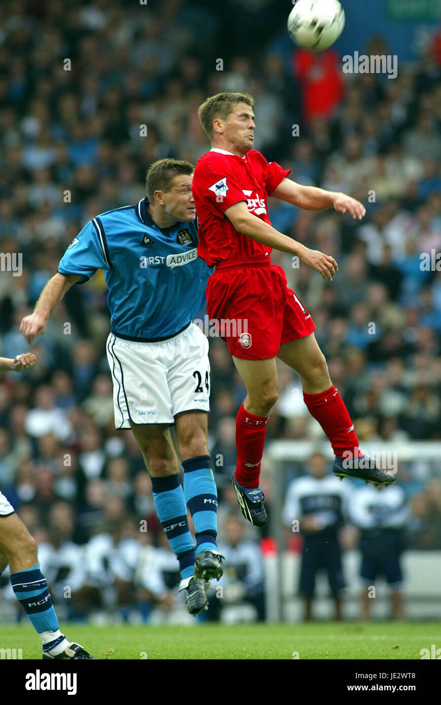 STEVE HOWEY & MICHAEL OWEN MANCHESTER CITY V LIVERPOOL FC MAIN ROAD ...