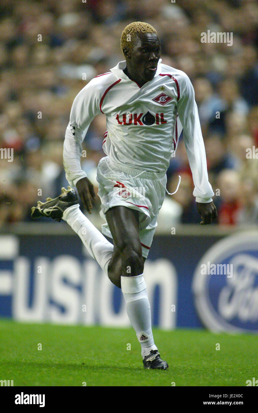 BAYE ALY IBRA KEBE SPARTAK MOSCOW FC ST JAMES PARK NEWCASTLE 05 October ...