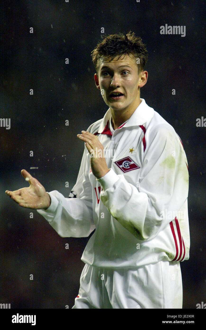 ALEXANDER PAVLENKO SPARTAK MOSCOW FC ST JAMES PARK NEWCASTLE 05 October ...