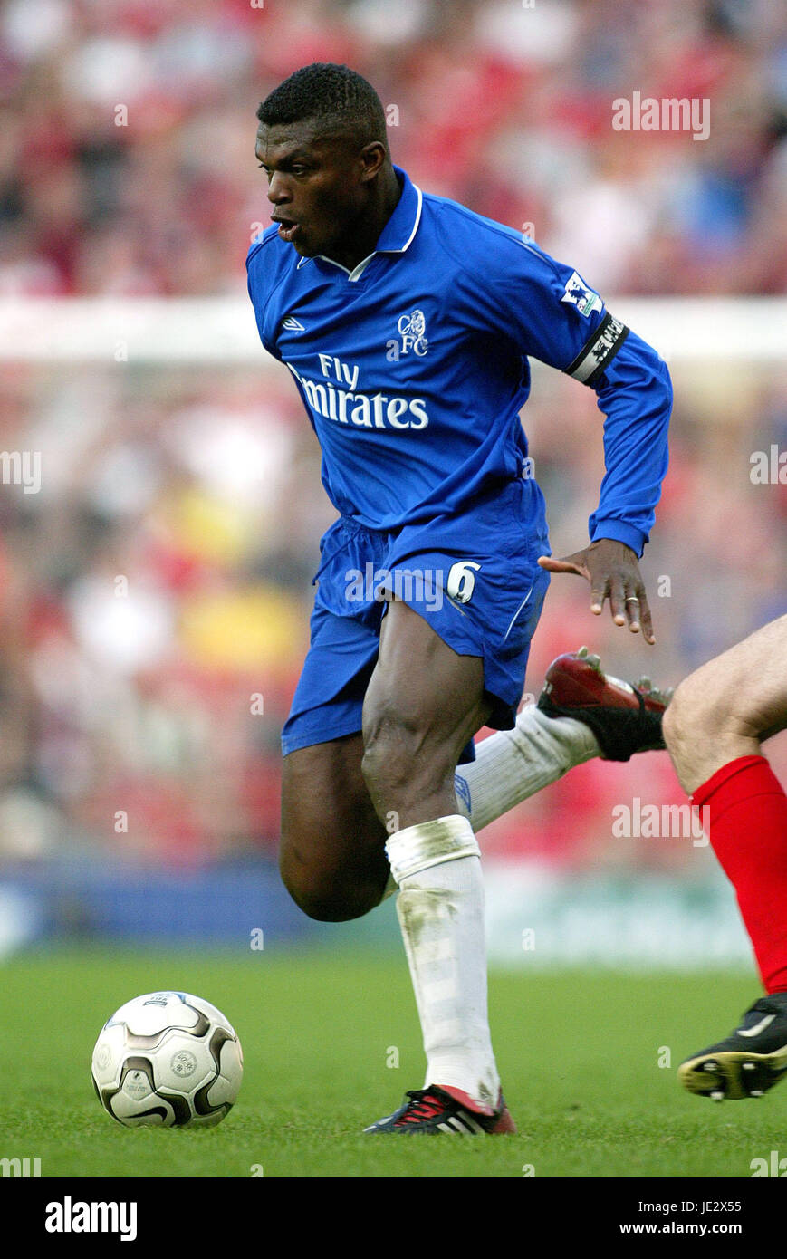 MARCEL DESAILLY CHELSEA FC ANFIELD LIVERPOOL ENGLAND 06 October 2002 ...