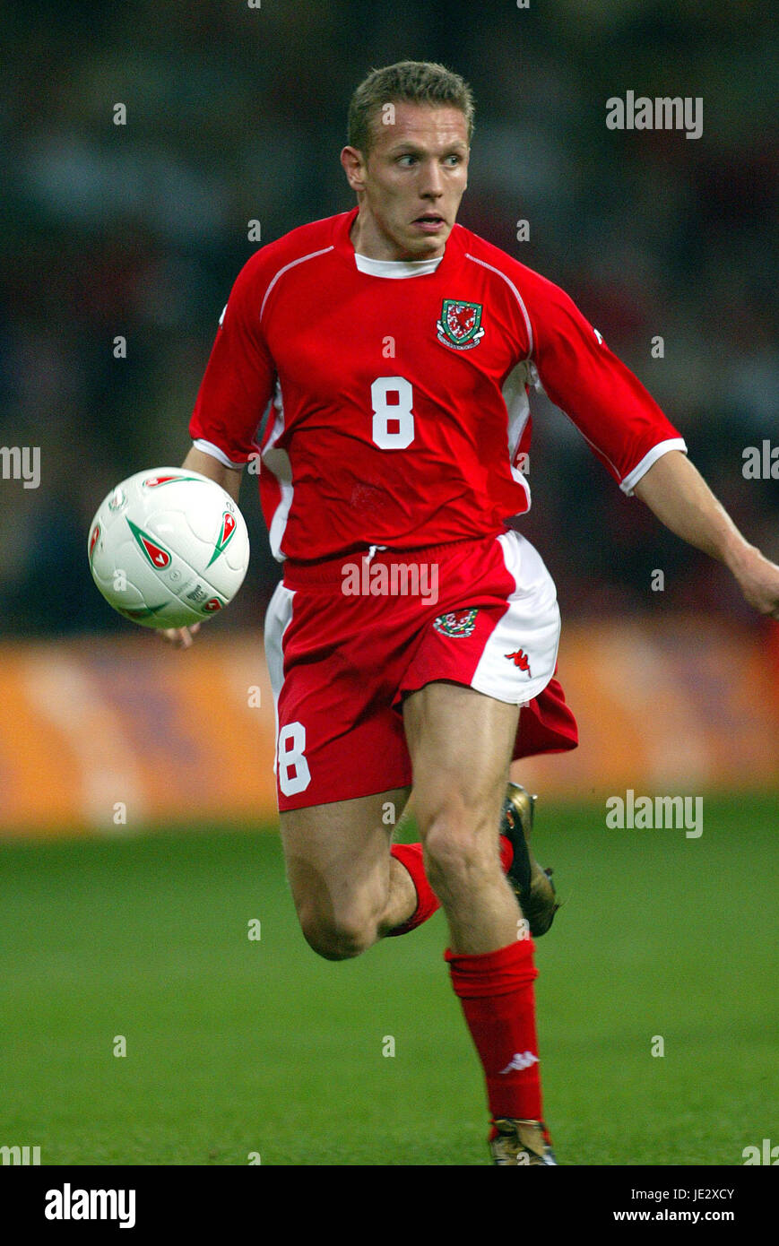 CRAIG BELLAMY . WALES & NEWCASTLE UNITED FC MILLENNIUM STADIUM CARDIFF ...