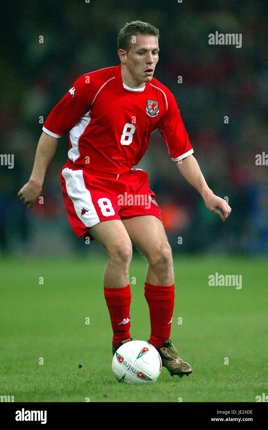 CRAIG BELLAMY WALES & NEWCASTLE UNITED FC MILLENIUM STADIUM CARDIFF ...