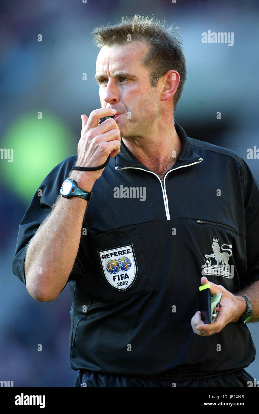 GRAHAM BARBER REFEREE STADIUM OF LIGHT SUNDERLAND 19 October 2002 Stock ...
