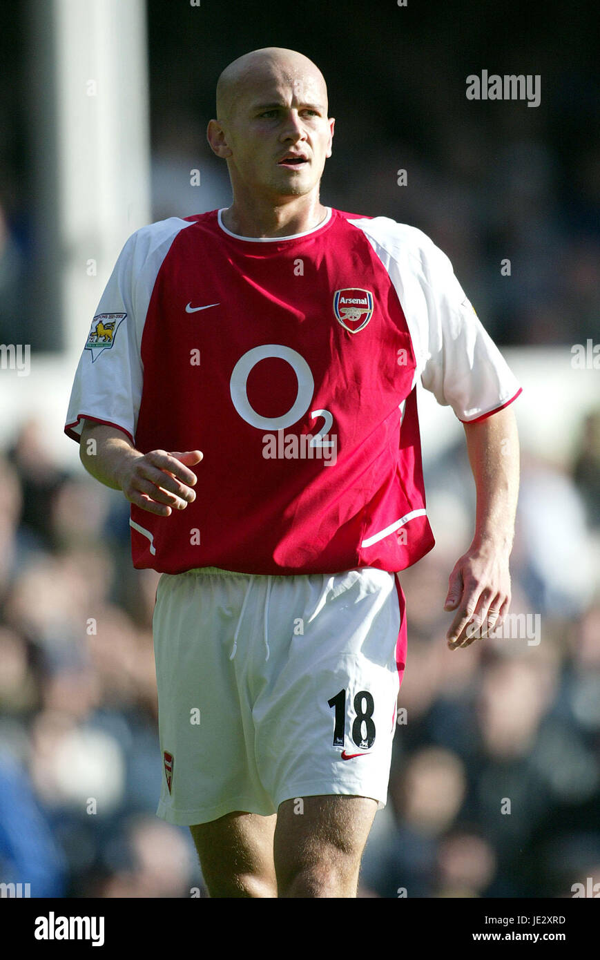 PASCAL CYGAN ARSENAL FC GOODISON PARK LIVERPOOL ENGLAND 19 October 2002 ...